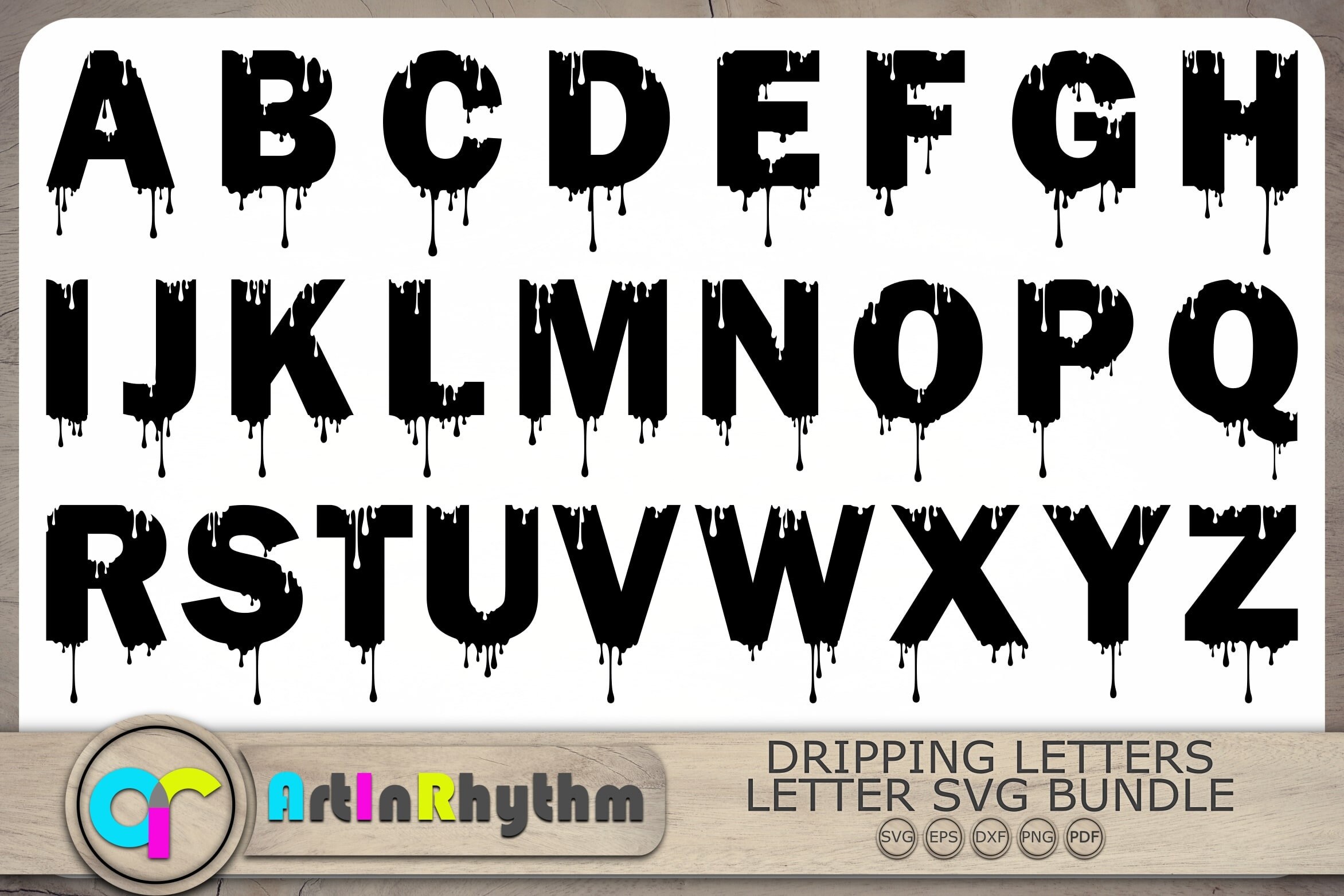 Dripping Font Svg Dripping Alphabet Svg Dripping Letters - Etsy Canada