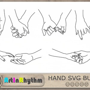 Holding Hands Svg Pinky Hold Svg Love Hands Svg Love Hand - Etsy