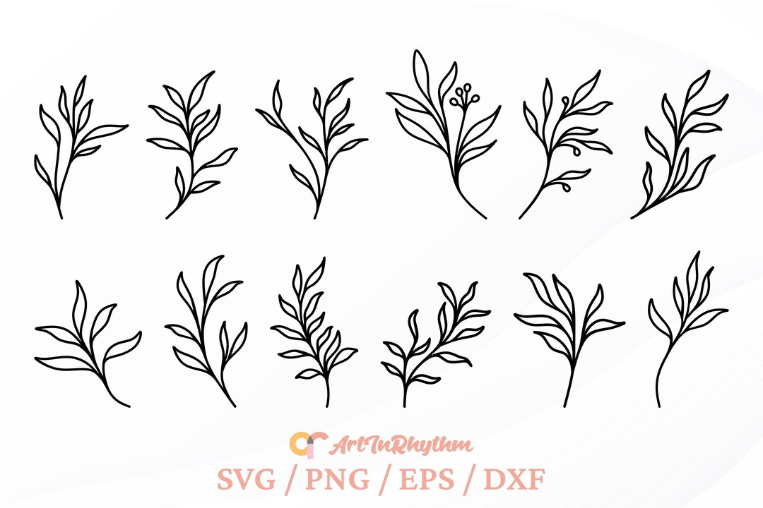 Leaves Svg, Leaves Svg Bundle, Branches Svg, Plants Svg, Wreaths Svg ...