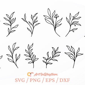 Leaves Svg, Leaves Svg Bundle, Branches Svg, Plants Svg, Wreaths Svg ...