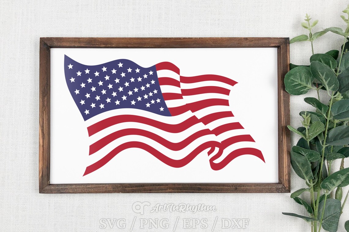 American Flag Svg, 4th of July Svg, Independence Day Svg, USA Flag Svg ...