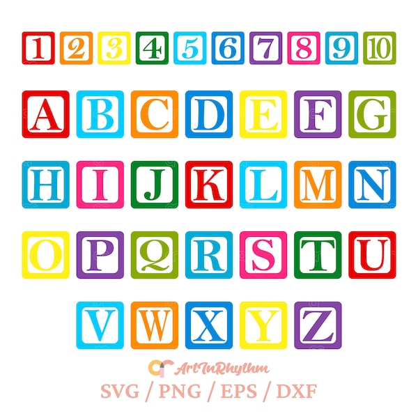 Baby Block Font - Etsy