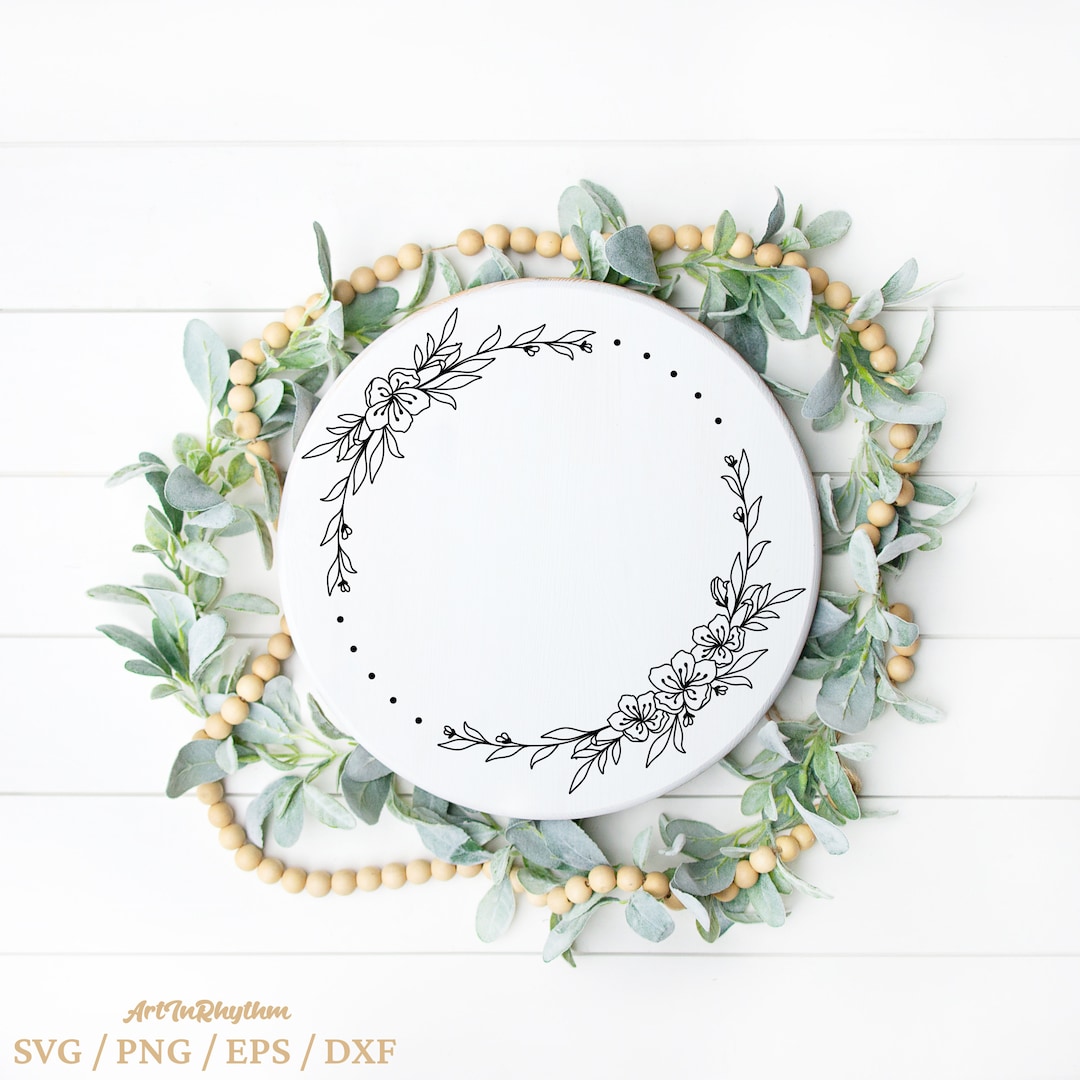 Corona svg, corona floral svg, archivo svg corona, archivo de corte svg ...