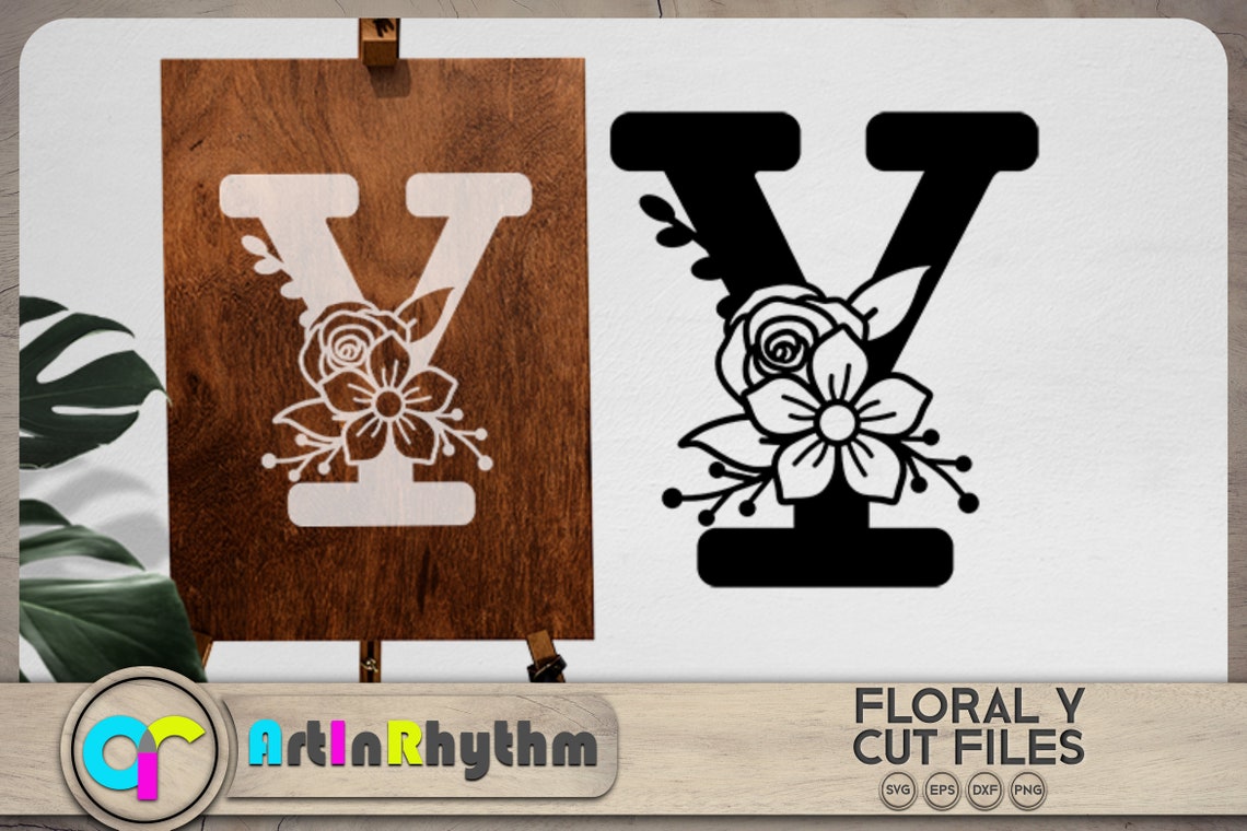 Letter Y Svg Floral Letter Y Alphabet Svg Letter Svg - Etsy