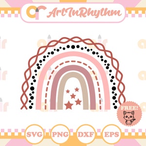 Rainbow Svg, Rainbow Svg Cut File, Cue Rainbow Svg, Rainbow Pastel Svg ...