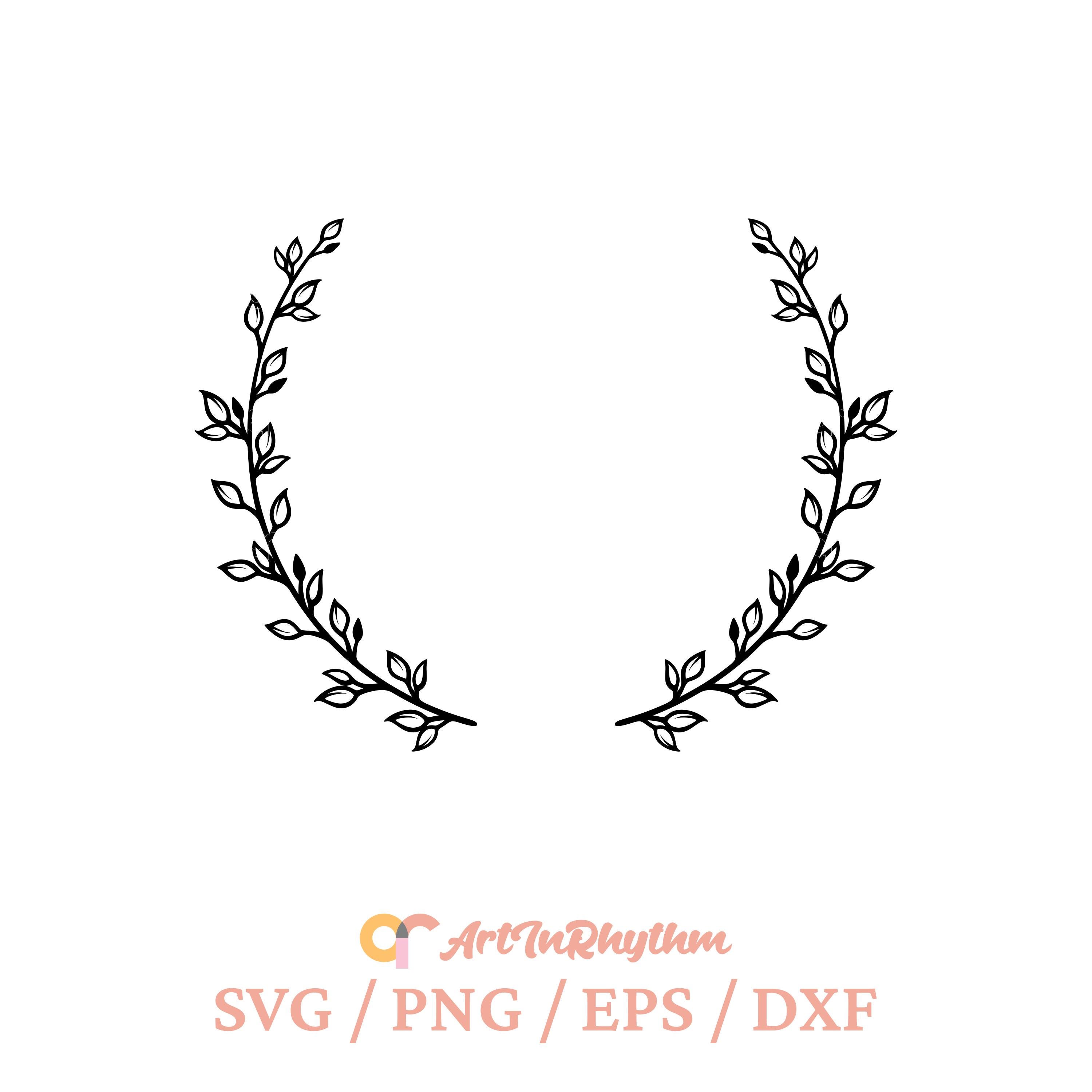 Wreath Svg, Decorative Elements Svg, Wreath Svg Bundle, Wreath Svg ...