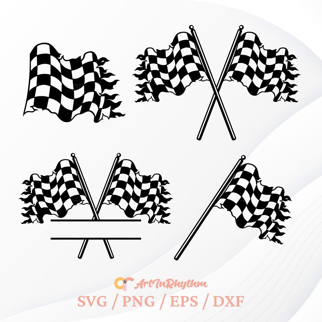 Racing Flags Svg, Racing Svg, Checkered Flag Svg, Race Car Flag Svg ...