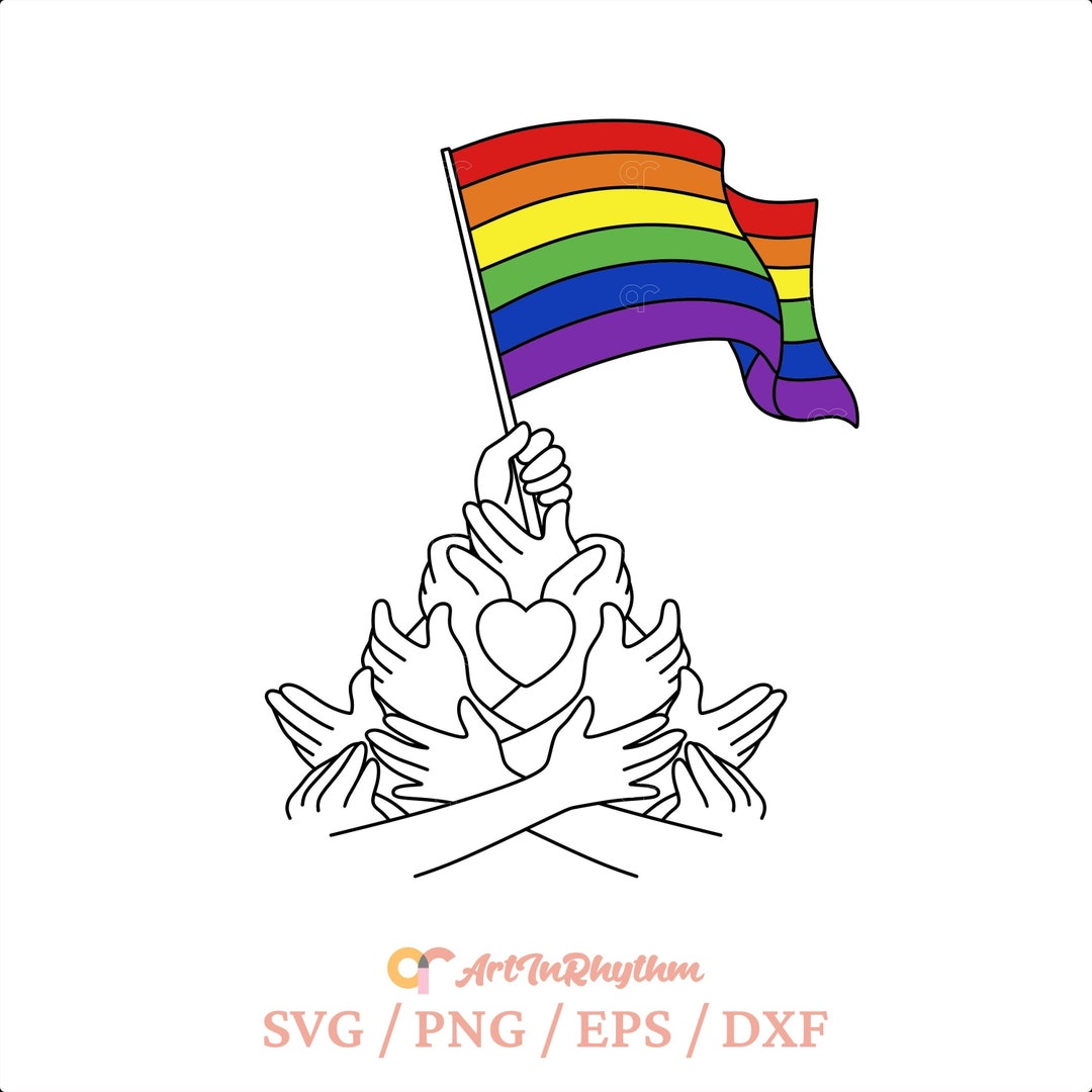 Gay Pride Svg, Gay Pride Flag Svg, Pride Month Svg, LGBTQ Svg, Gay Svg ...