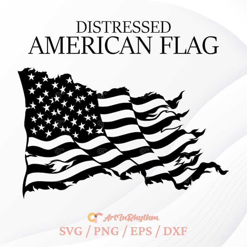 Distressed Flag - Etsy
