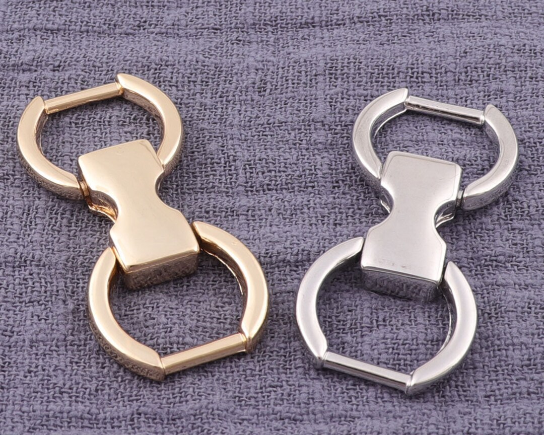 Silver / Gold Key Ring Connectorsmetal Swivel Ring Connectors, Key ...