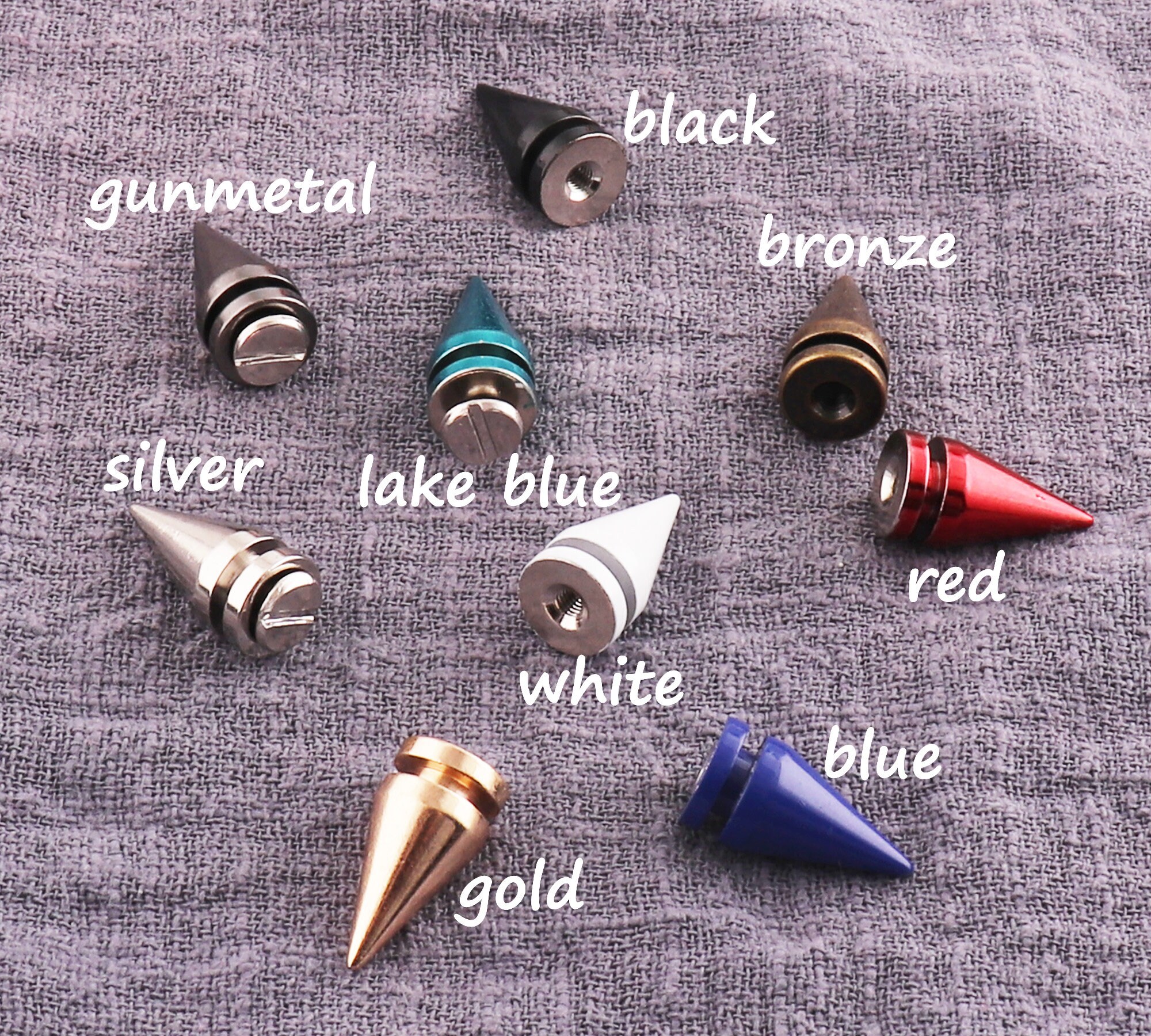 Wholesale Cone Rivets Bullet Punk Spikes Spots Rivets Leather | Etsy