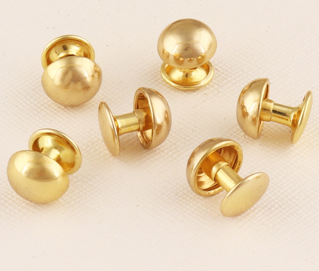 Gold Metal Rivets,rivet Dome Rivets,rivet for Purse,bag Hardware,rivets ...