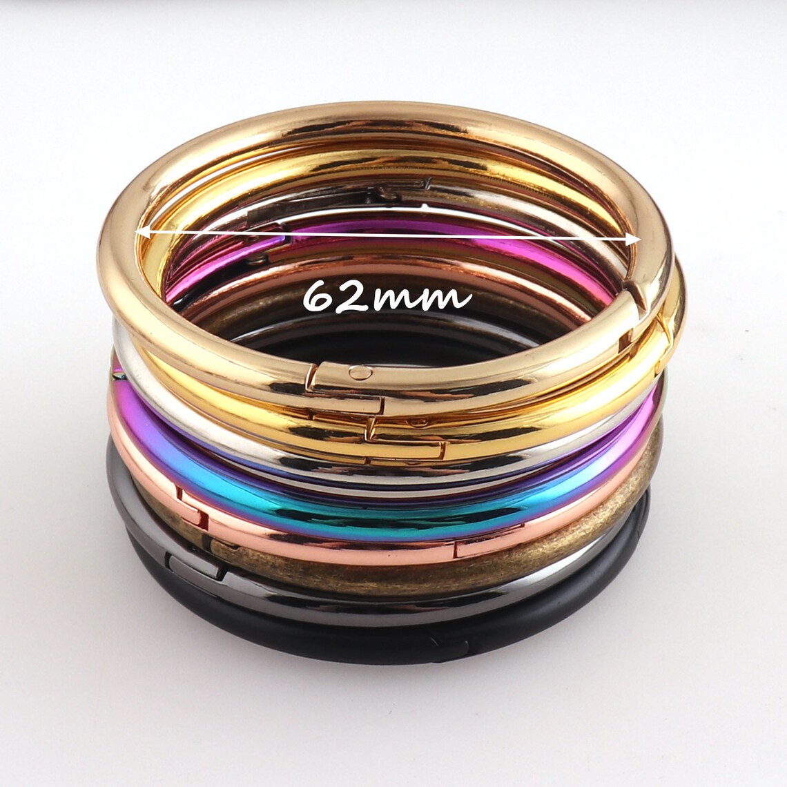 Large Spring Ring 62mm CHOOSE COLOR Extra Large Spring O Ring - Etsy