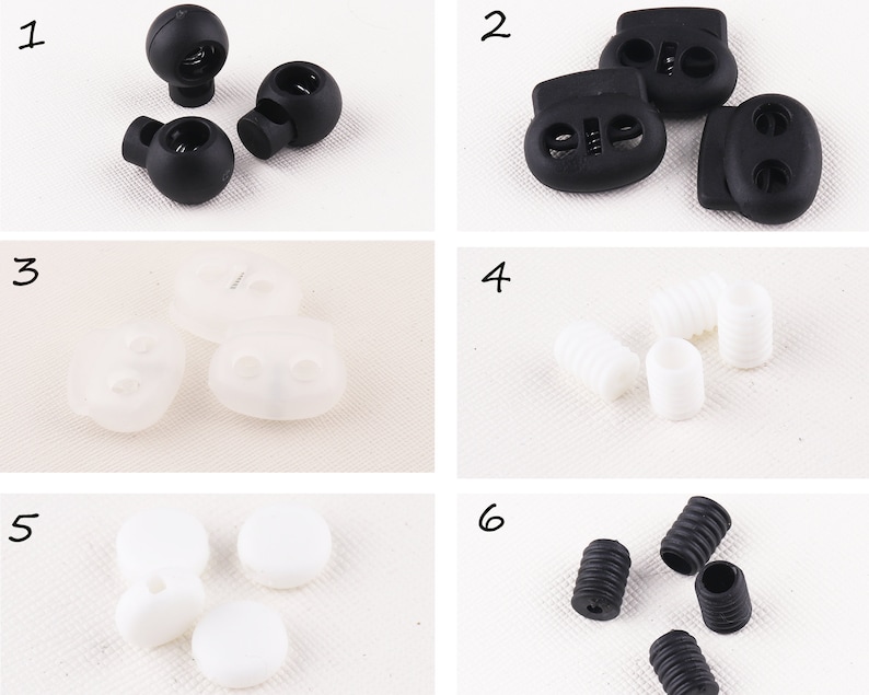 20-60pcs Cord Toggle Lock Rope Buckleface Mask Rope Silicone - Etsy