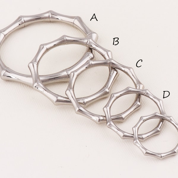 Bamboo Handle Bag - Etsy