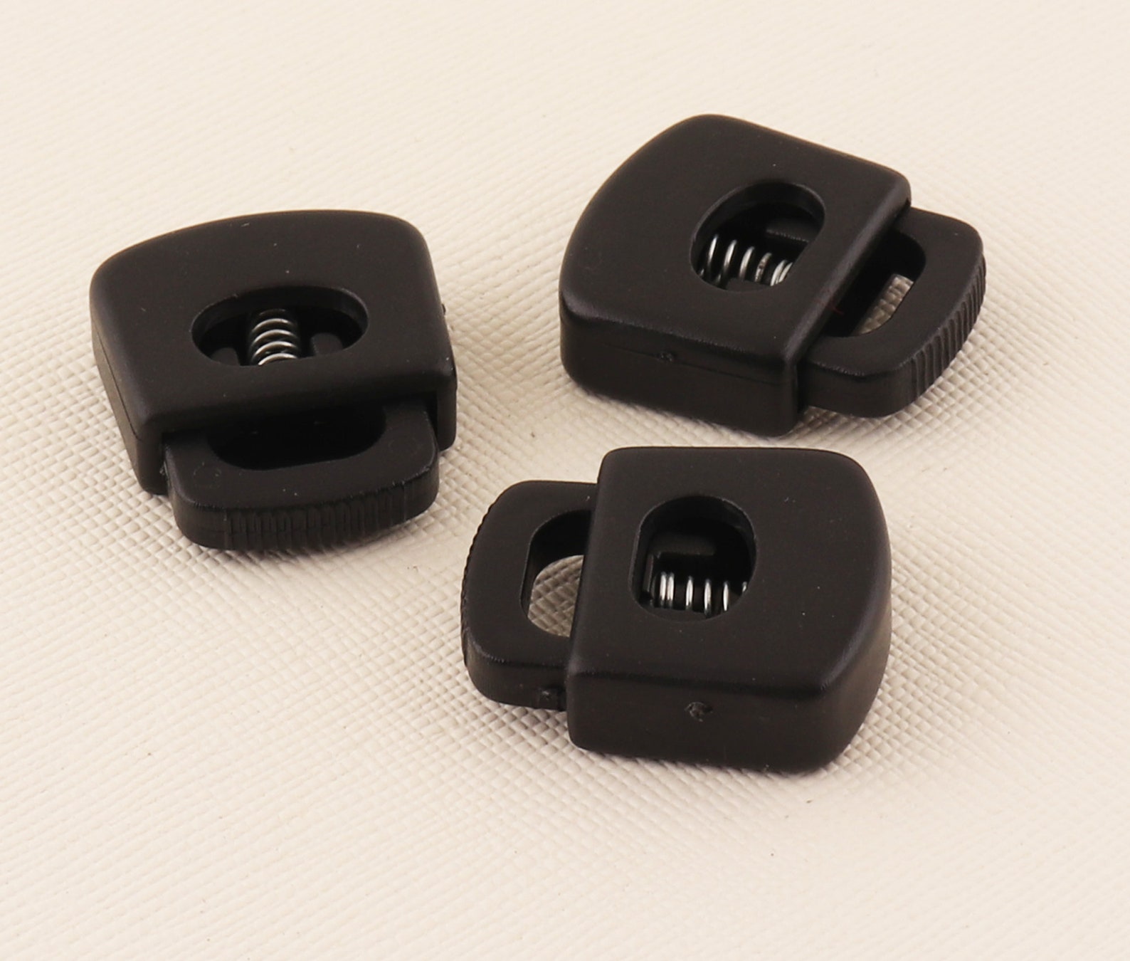 Cord Lock Stopper Togglesblack Barrel Cylinder Cord Lock | Etsy