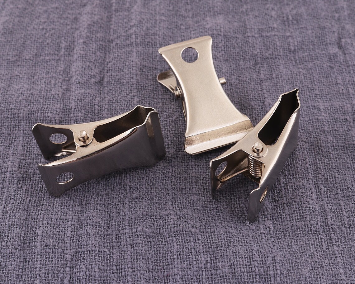 Metal Clip Alligator Clips 30pcs Swivel Clips 30mm Spring | Etsy