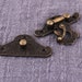Antique Bronze Latch, 2set Wooden Box Lock, 38mm Jewelry Box Lock ...
