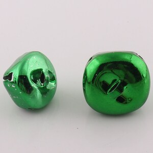 30 Metal Green Jingle Bell,christmas Bells,dancing Bells,craft Bells ...