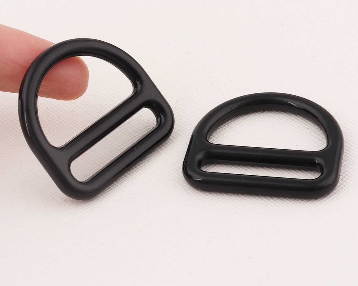 Black D Ringslide Buckle D Rings for Bags Strapadjuster | Etsy