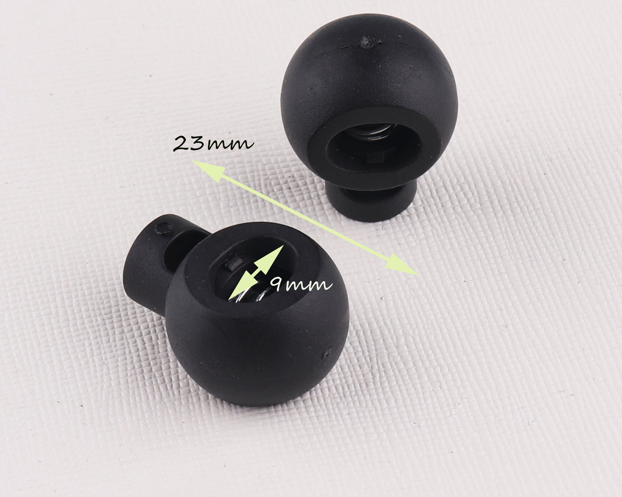 50pcs Paracord cord lock/23mm Cord Lock Spring Loaded for | Etsy