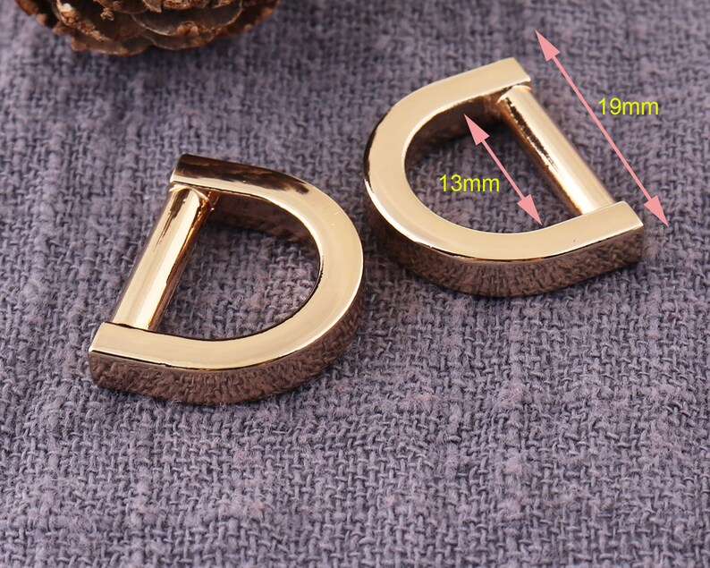 Light Gold Purse Ring 12pcs Round Ring13mm Metal Rings D | Etsy