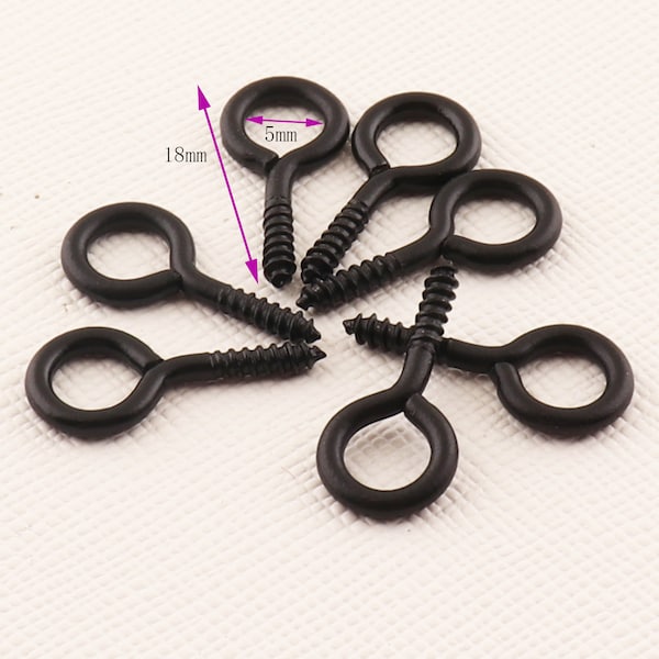 Black Eye Screw Pins - Etsy