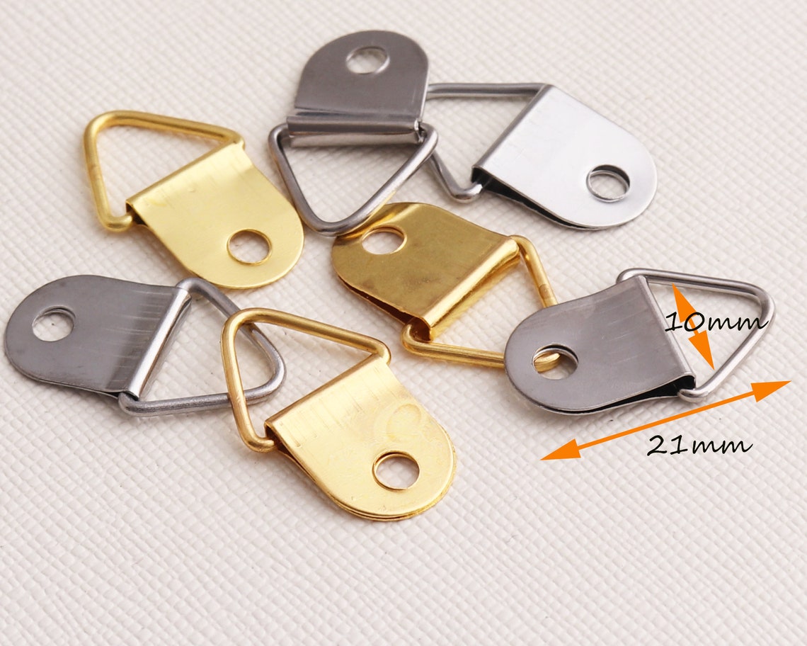Triangle D-ring Picture Photo Frame Hangers Single/triangle - Etsy