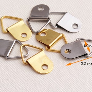 Triangle D-ring Picture Photo Frame Hangers Single/triangle Hooks/mall ...