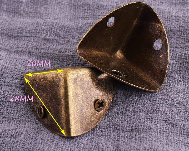 20mm Wooden Box Corner Protector Corner Anti Brass ,12pcs Ornate Brass ...