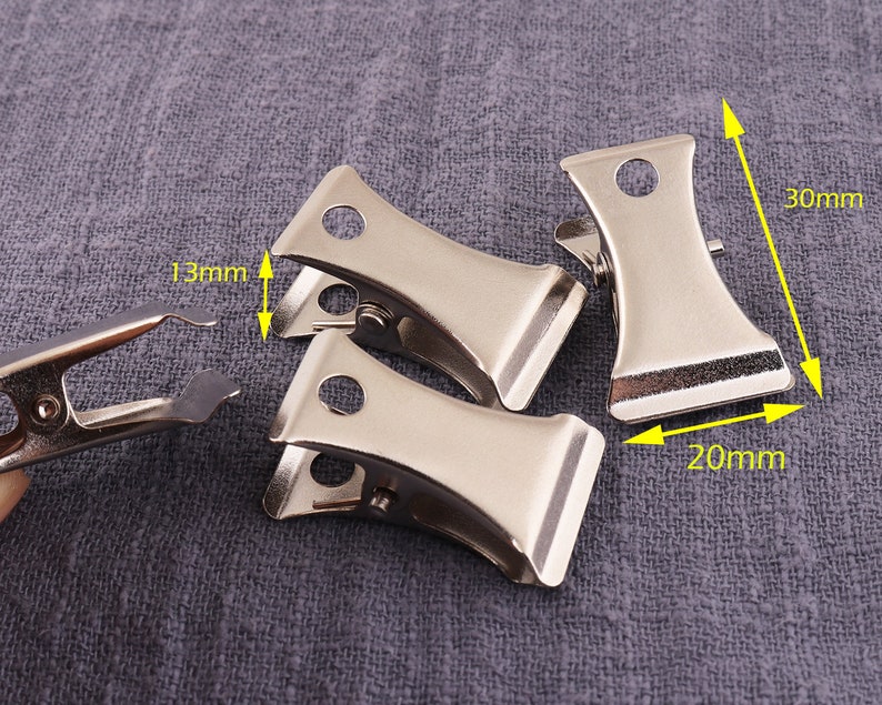 Metal Clip Alligator Clips 30pcs Swivel Clips 30mm Spring - Etsy