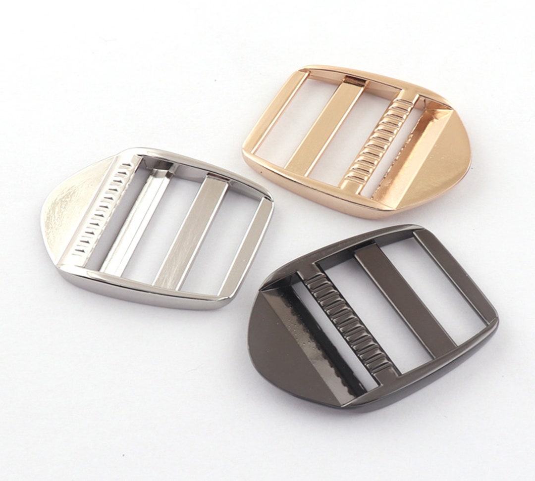30mm Strap Adjuster Buckle,silver,light Gold,gunmetal Bar Slide,heavy ...
