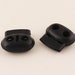 Black Cord Lock Stopper,transparent Cord Toggle Lock,double Hole Cord ...