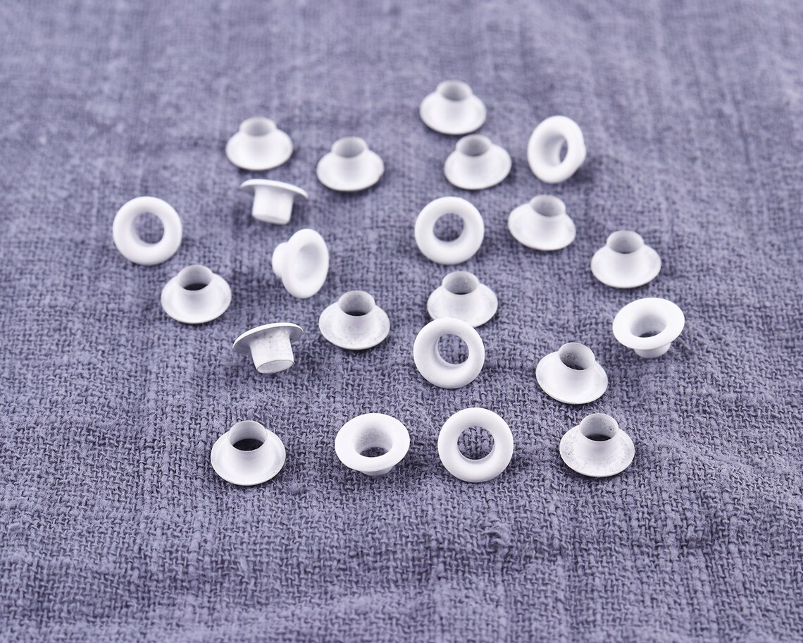 120pcs4mm White Eyelets Grommets small Round Grommet - Etsy