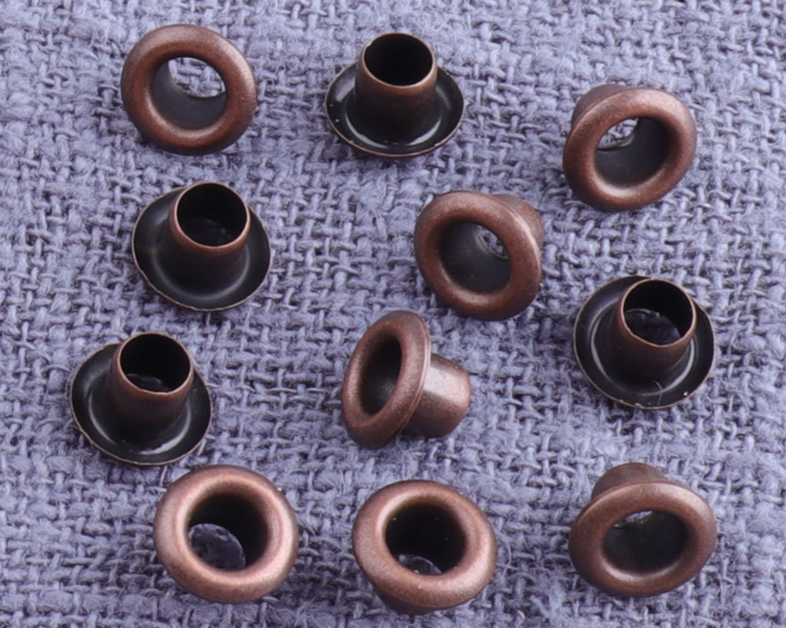200pcs Copper Eyelets Grommets With Washers,round Grommet Eyelet,small ...