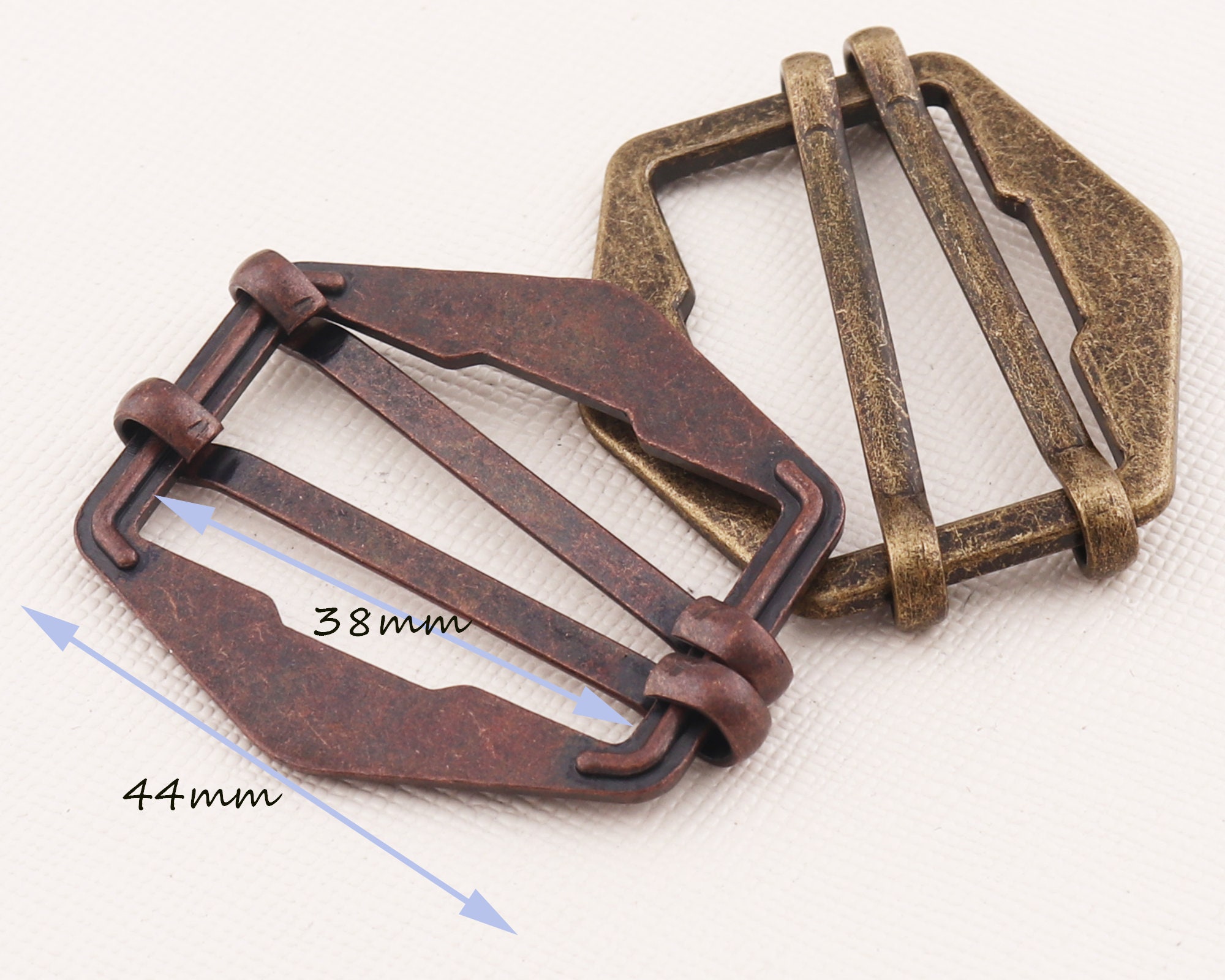 Moveable Bar Adjuster Sliders Strap/strap Adjuster Slider/red Copper ...