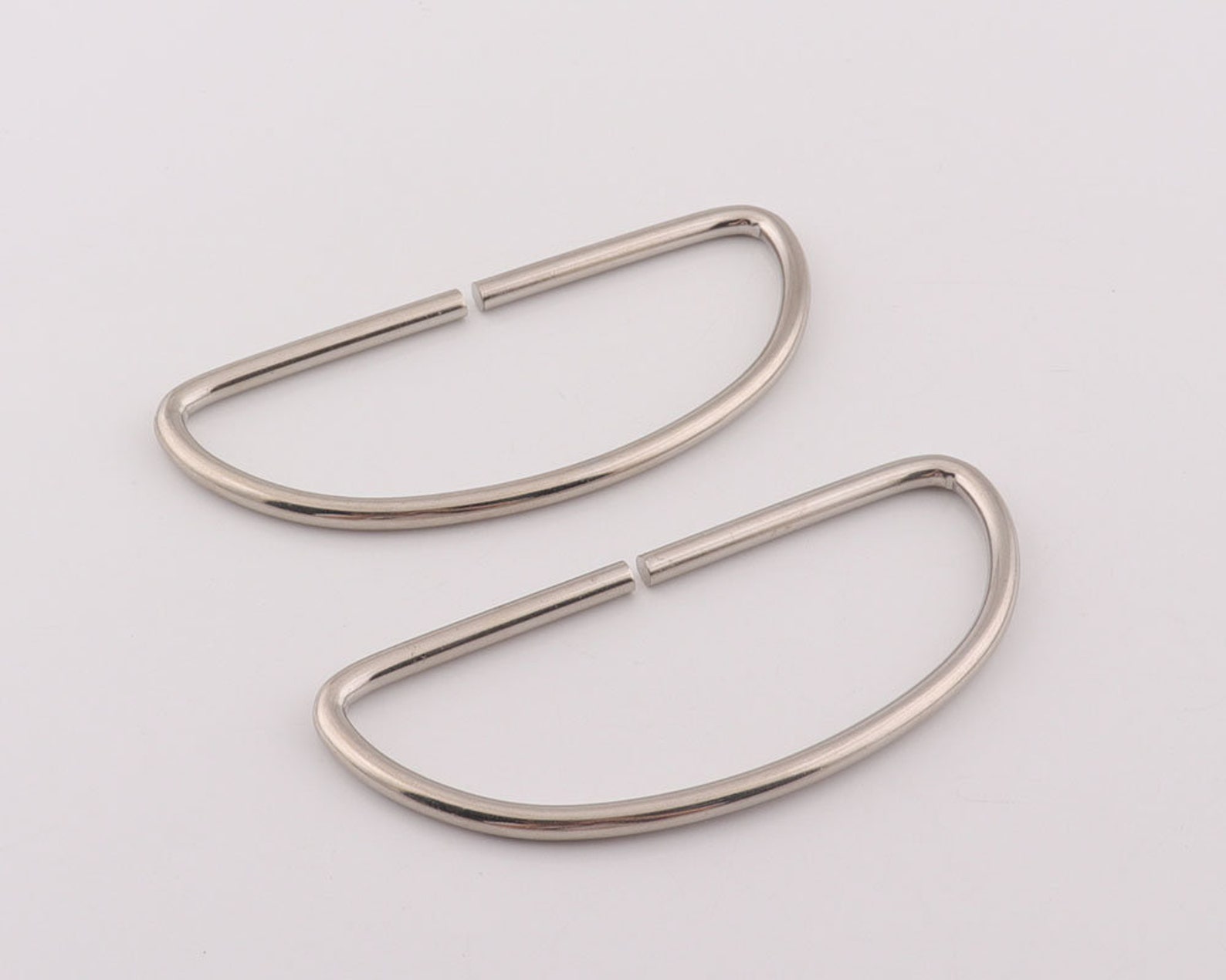 4pcs Silver Strap Rings,large D-rings, Big D Rings Buckles,d Buckles ...