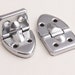 Silver Metal Hinges/box Hinges/cabinet Hinges/woodworking - Etsy