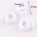 40pcs 9mm Single Hole Plastic Cord Lock,white Cord Lock,spring Cord ...