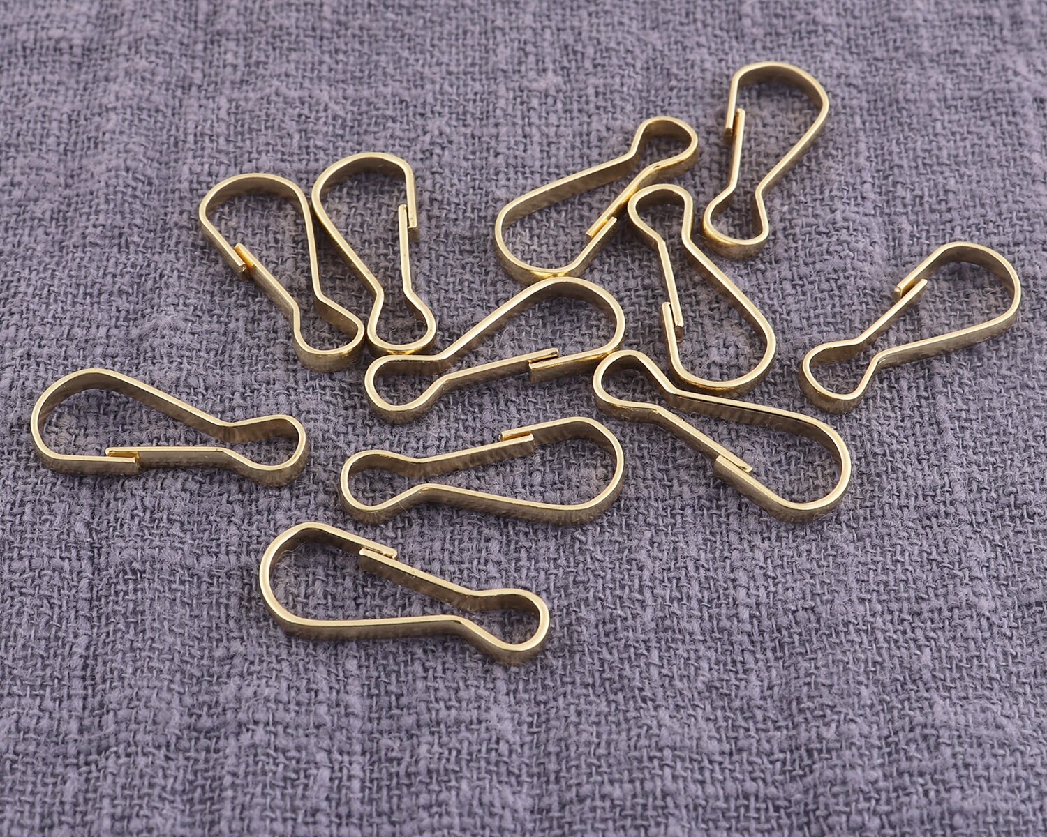 Lanyard clip Gold Plated Lanyard Hook 20mm Metal hooks | Etsy