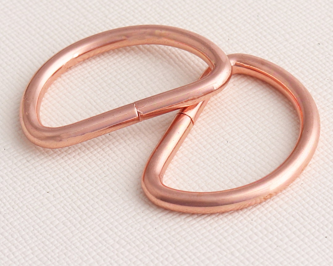 D Rings Webbing and Leather Craftrose Gold Metal D Ringnon - Etsy