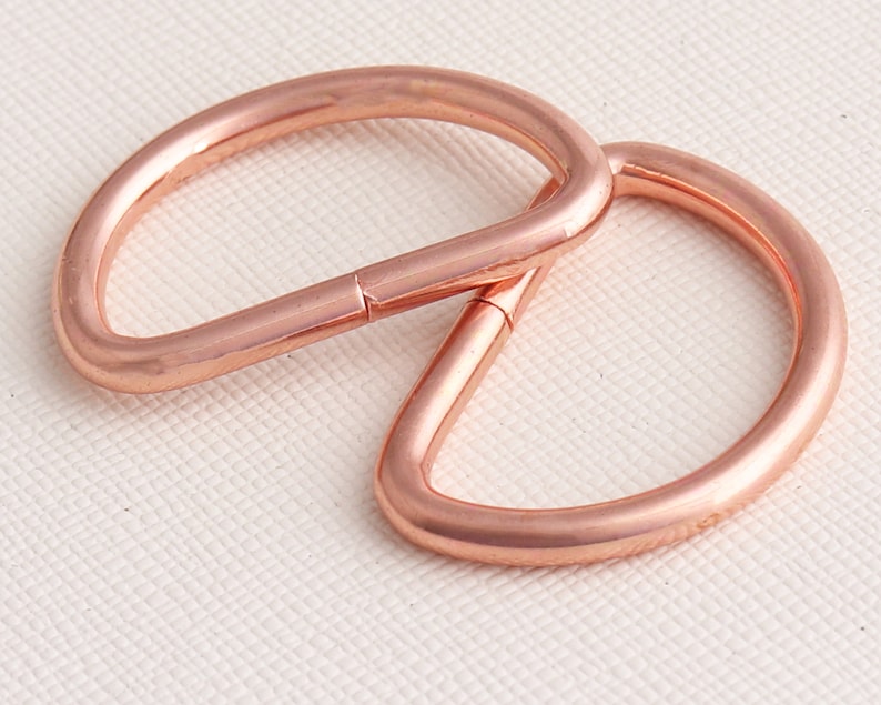 D Rings Webbing and Leather Craftrose Gold Metal D Ringnon - Etsy