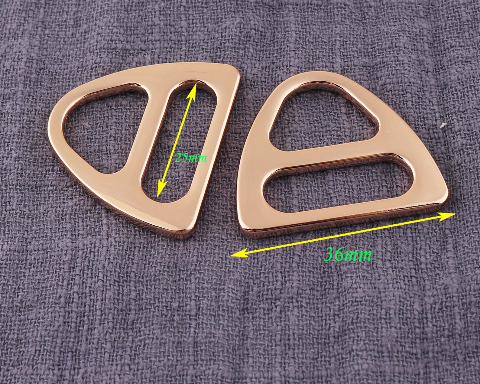 25mm Metal Strap Sliders 6pcs Adjustable Buckle Wedding - Etsy