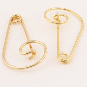 Large Safety Pins,gold Blanket Pin,kilt Pin,safety Pin Brooch, Charm ...