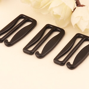 G Hook,bra Strap Slider Hooks in Black,bra Making Strap Slide Hooks,bra ...