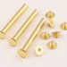 Screw Stud Button Round Head,flat Head Screwback Studs for Leathercraft ...