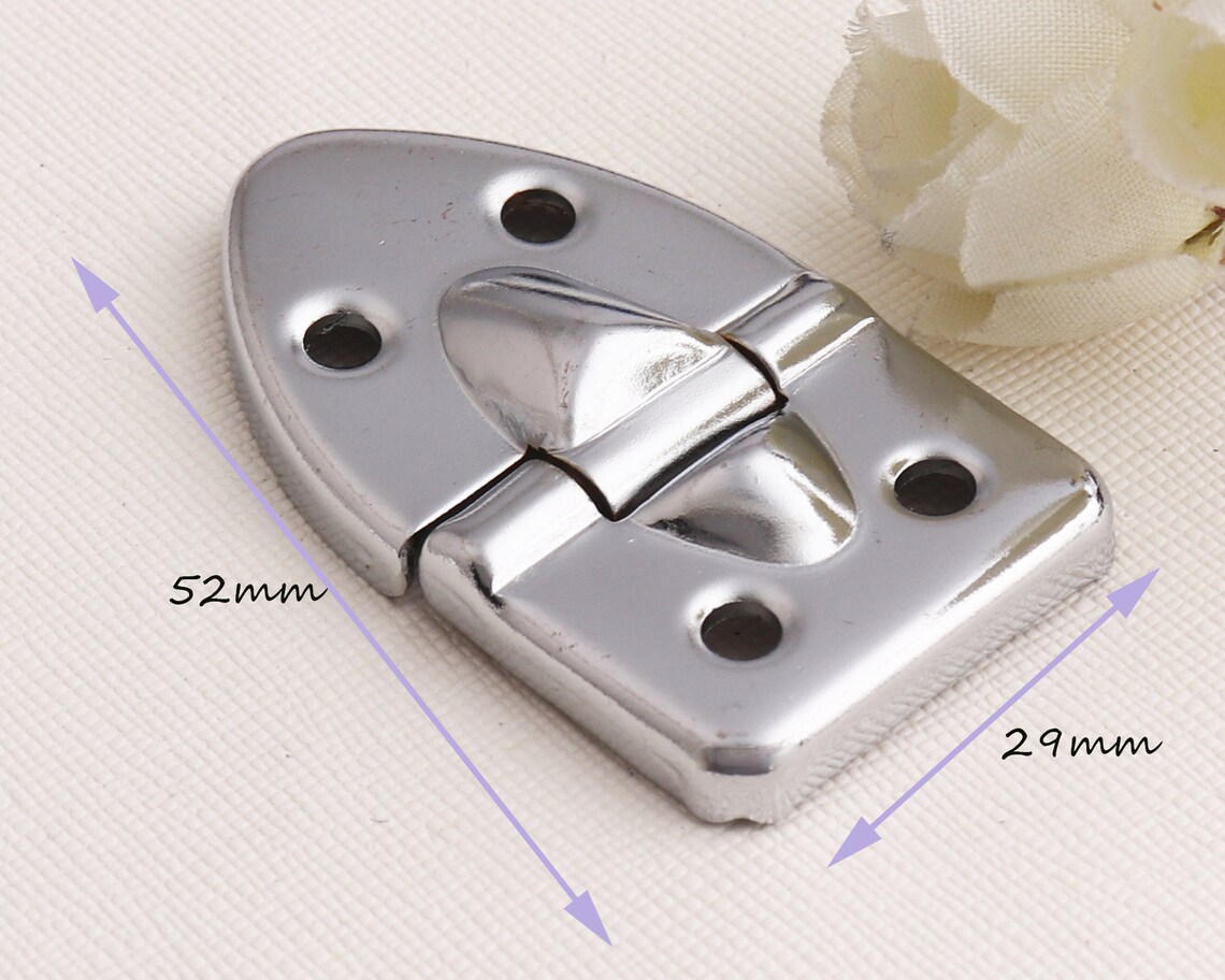 Silver metal hinges/Box hinges/Cabinet hinges/Woodworking | Etsy