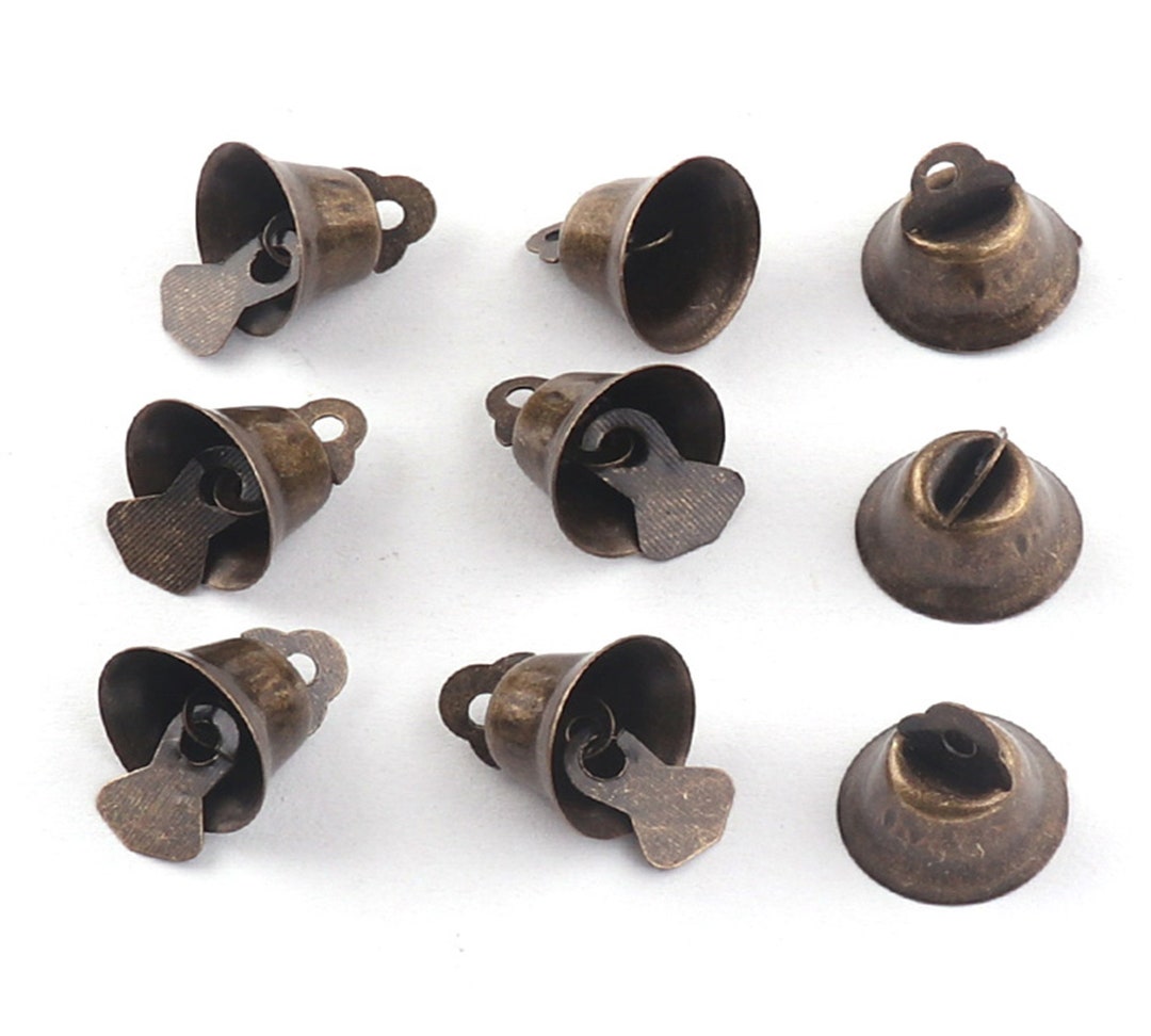 Christmas Decoration Bells,bronze Metal Jingle Bell,gift Bells Dancing ...