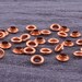 100pcs Rose Gold Eyelets Grommets With Washers,round Grommet Eyelet ...
