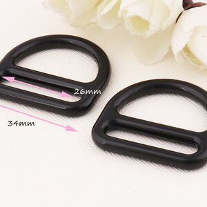 Black D Ring,slide Buckle, D Rings for Bags Strap,adjuster Triangle ...